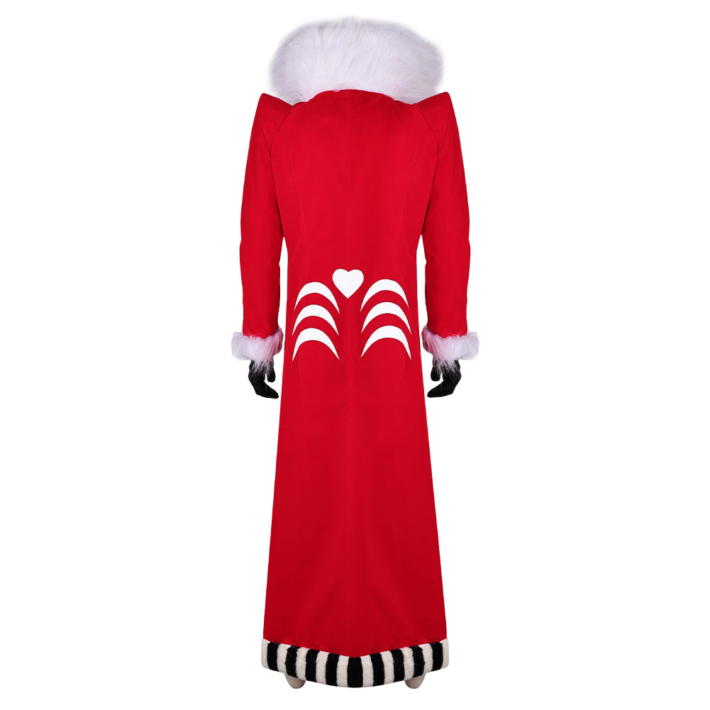 TV Hazbin Hotel 2024 Valentino Red Coat Cosplay Costume Outfits Hallow ...