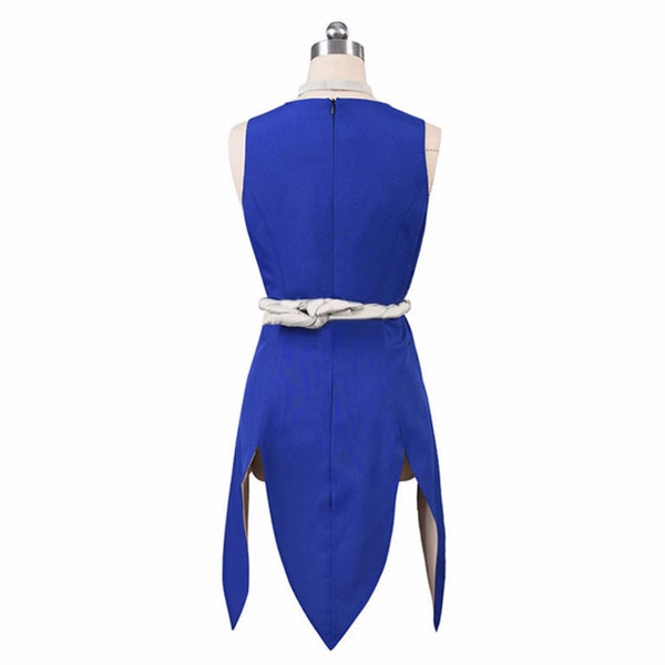 Anime Dr. Stone Kohaku Women Blue Dress Cosplay Costume Outfits Hallow ...