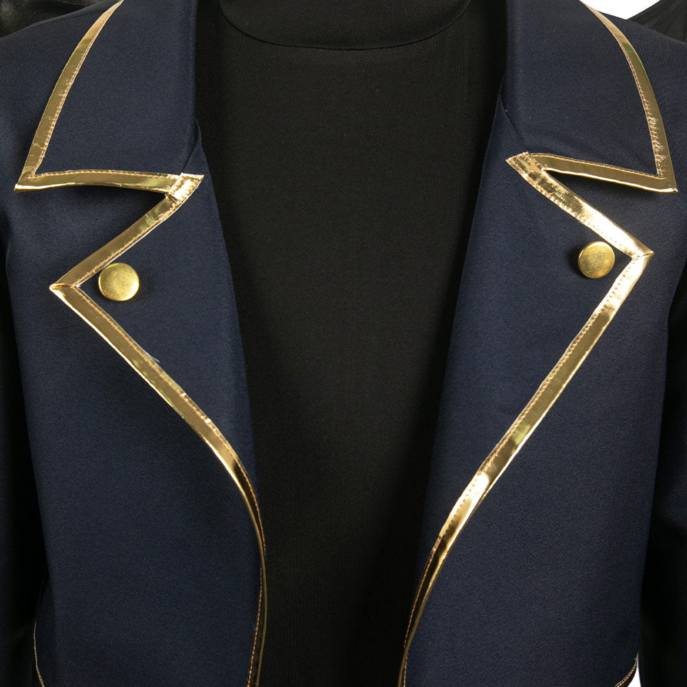 Blue Lock Mikage Reo Dark Blue Devil Outfit Cosplay Costume Outfits Ha ...