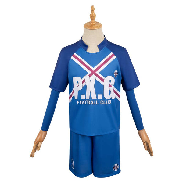 Blue Lock Rin Itoshi Blue Team Uniform Cosplay Costume Outfits Hallowe ...
