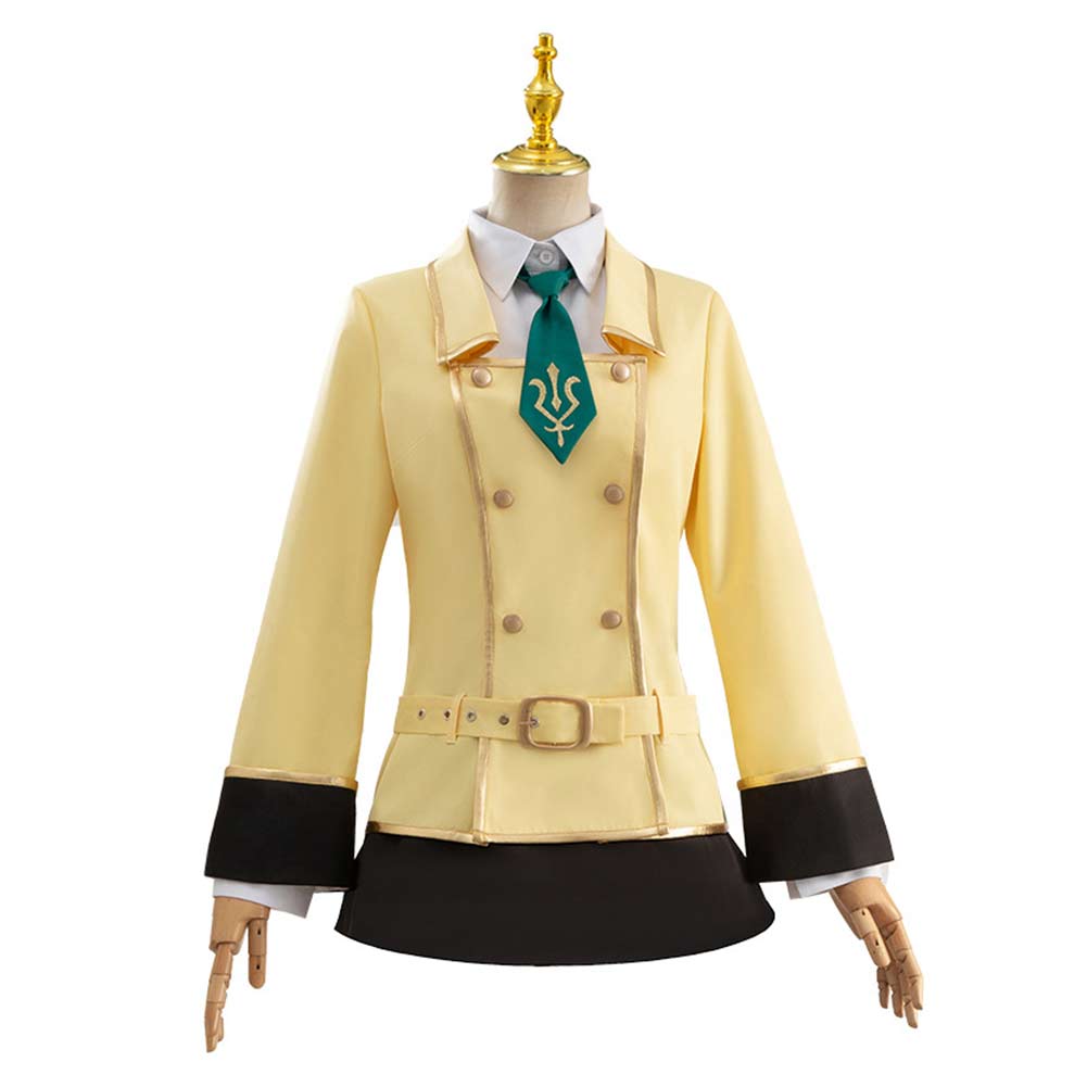 Anime Code Geass C.C. Yellow Uniform Cosplay Costume Outfits Halloween ...