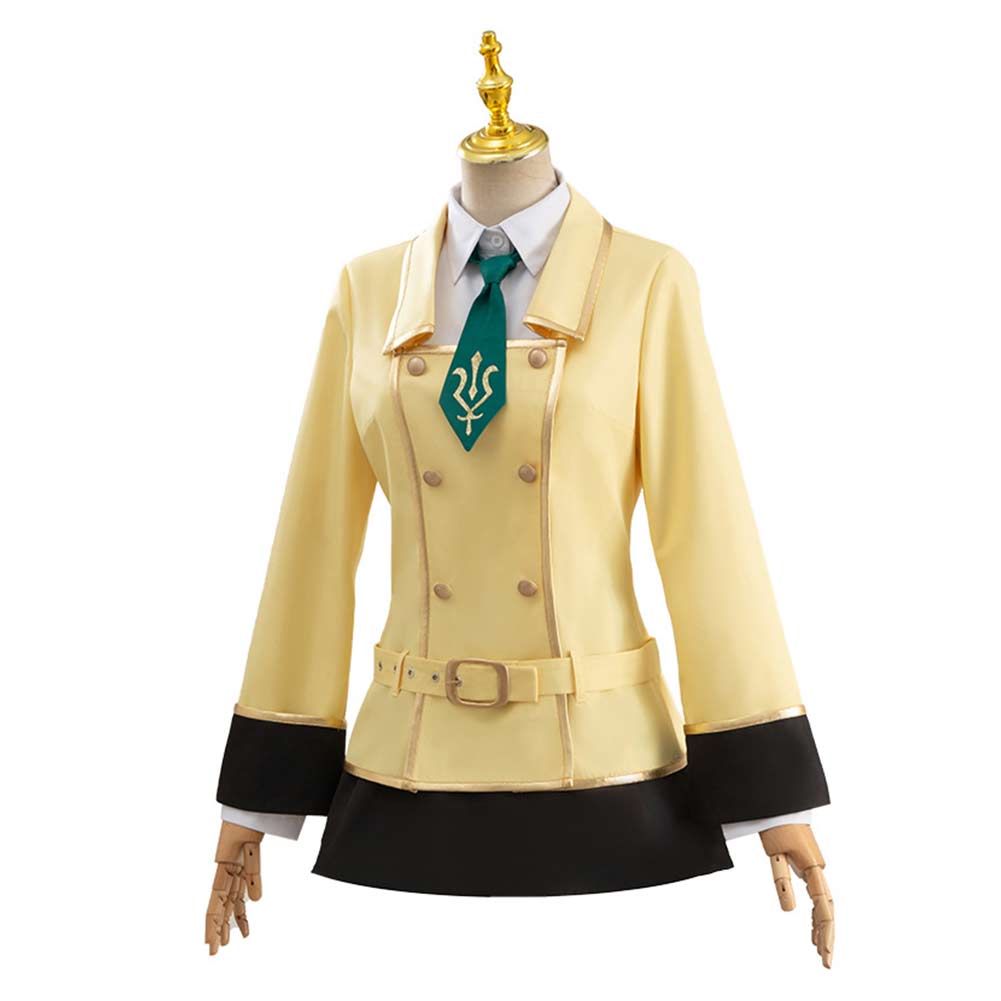 Code Geass C.C. Yellow Uniform Cosplay Costume Outfits Halloween Carni ...