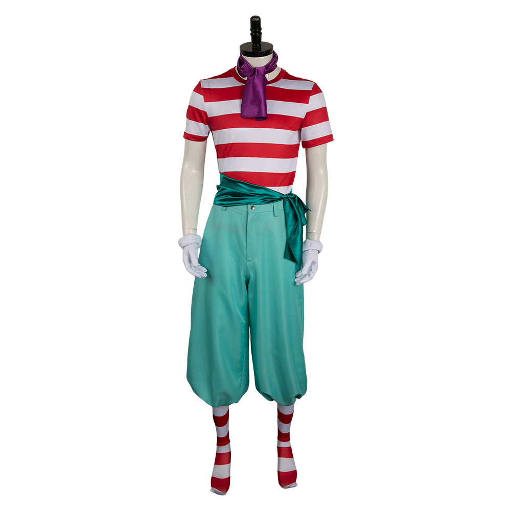 One Piece Buggy Yellow Outfit Cosplay Costume Outfits Halloween Carniv ...