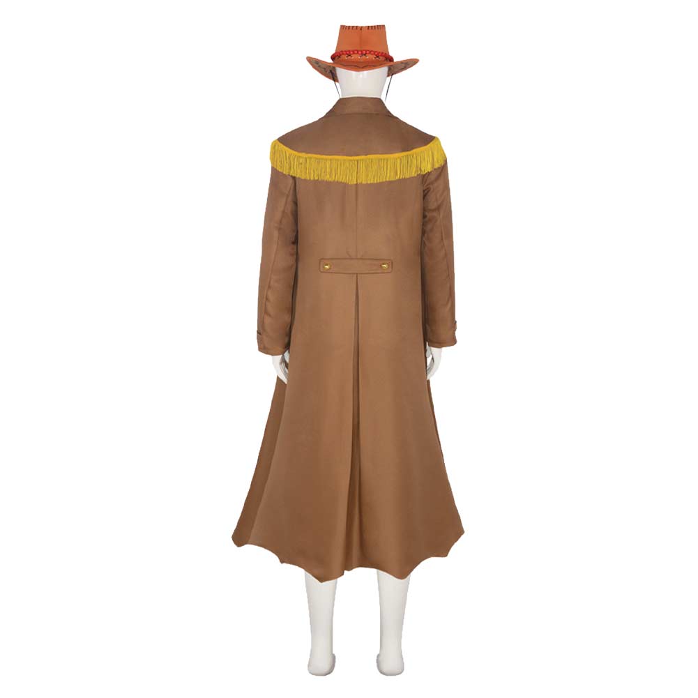 One Piece Portgas D. Ace Brown Outfit Cosplay Costume Outfits Hallowee ...
