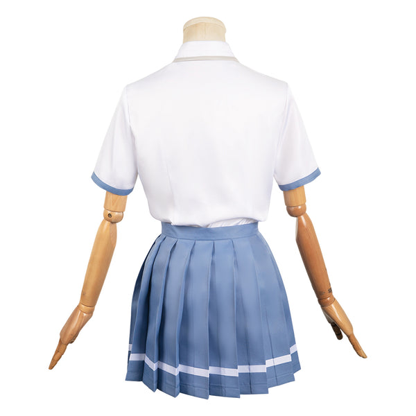 Too Many Losing Heroines! Yanami Anna Women Blue Uniform Cosplay Costu ...