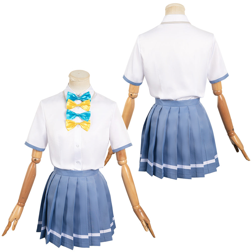 Too Many Losing Heroines! Yanami Anna Women Blue Uniform Cosplay Costu ...
