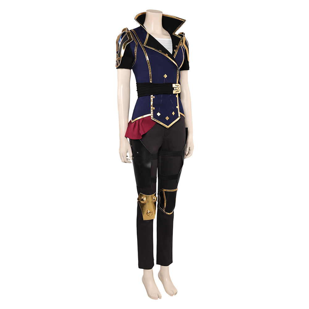Arcane: League of Legends Season 2 (2024) Vi Women Blue Outfit Cosplay ...