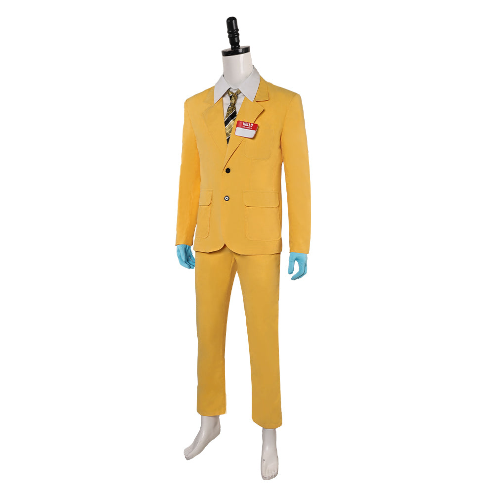Beetlejuice 2024 Shrunken Head Bob Yellow Outfit Cosplay Costume Outfi ...