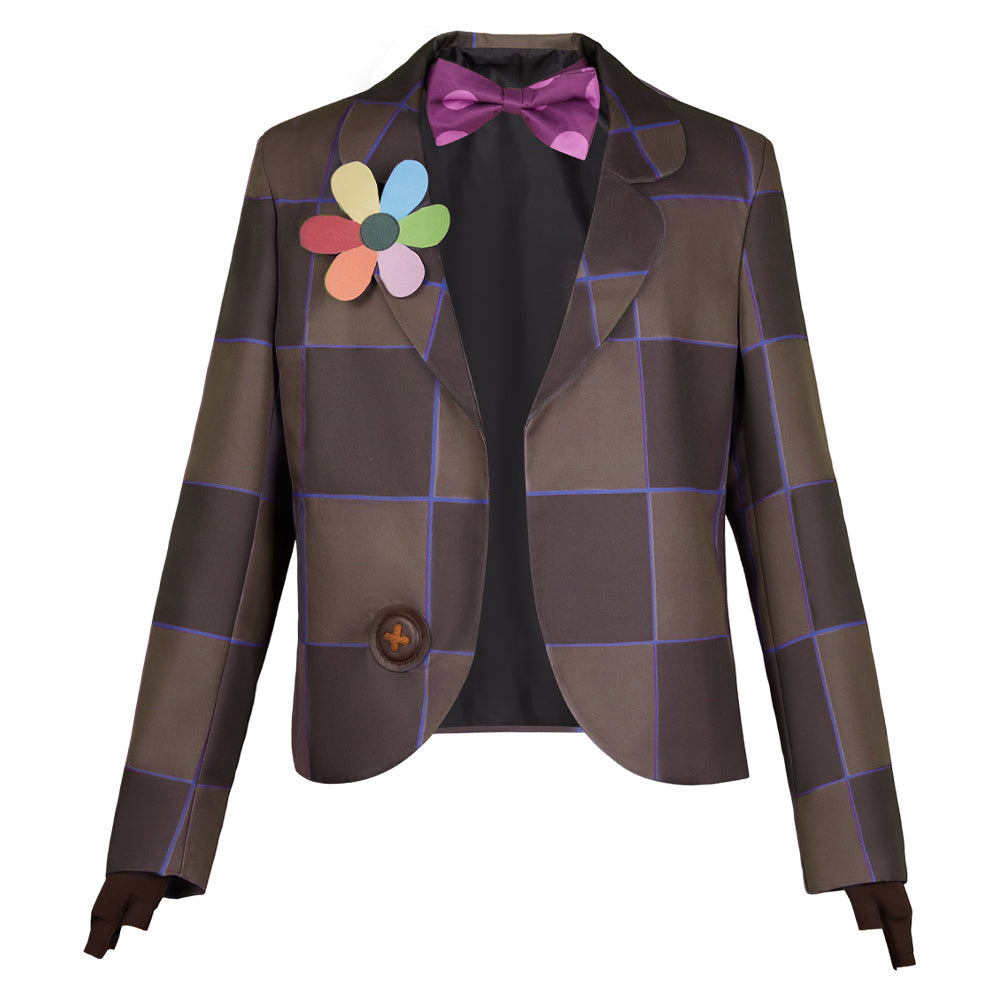 Bing Bong Unisex Brown Printed Coat Cosplay Costume Outfits Halloween ...