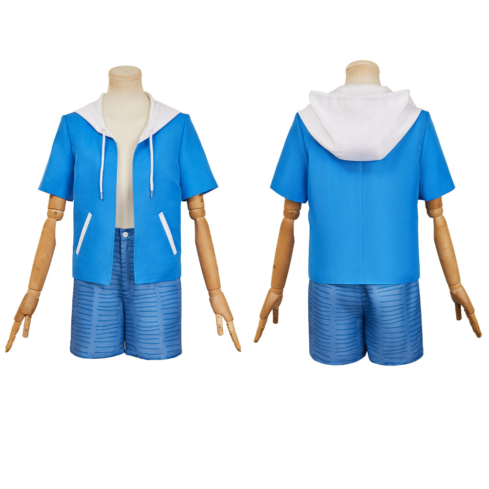 City the Animation Midori Nagumo Blue Outfit Cosplay Costume Outfits H ...