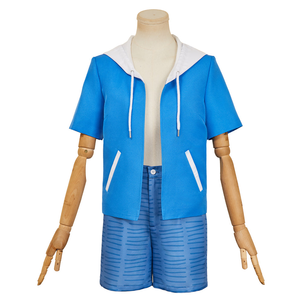 City the Animation Midori Nagumo Blue Outfit Cosplay Costume Outfits H ...