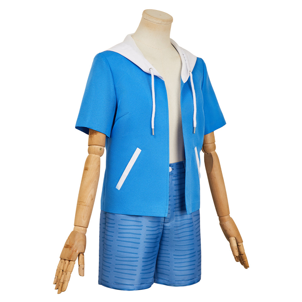City the Animation Midori Nagumo Blue Outfit Cosplay Costume Outfits H ...