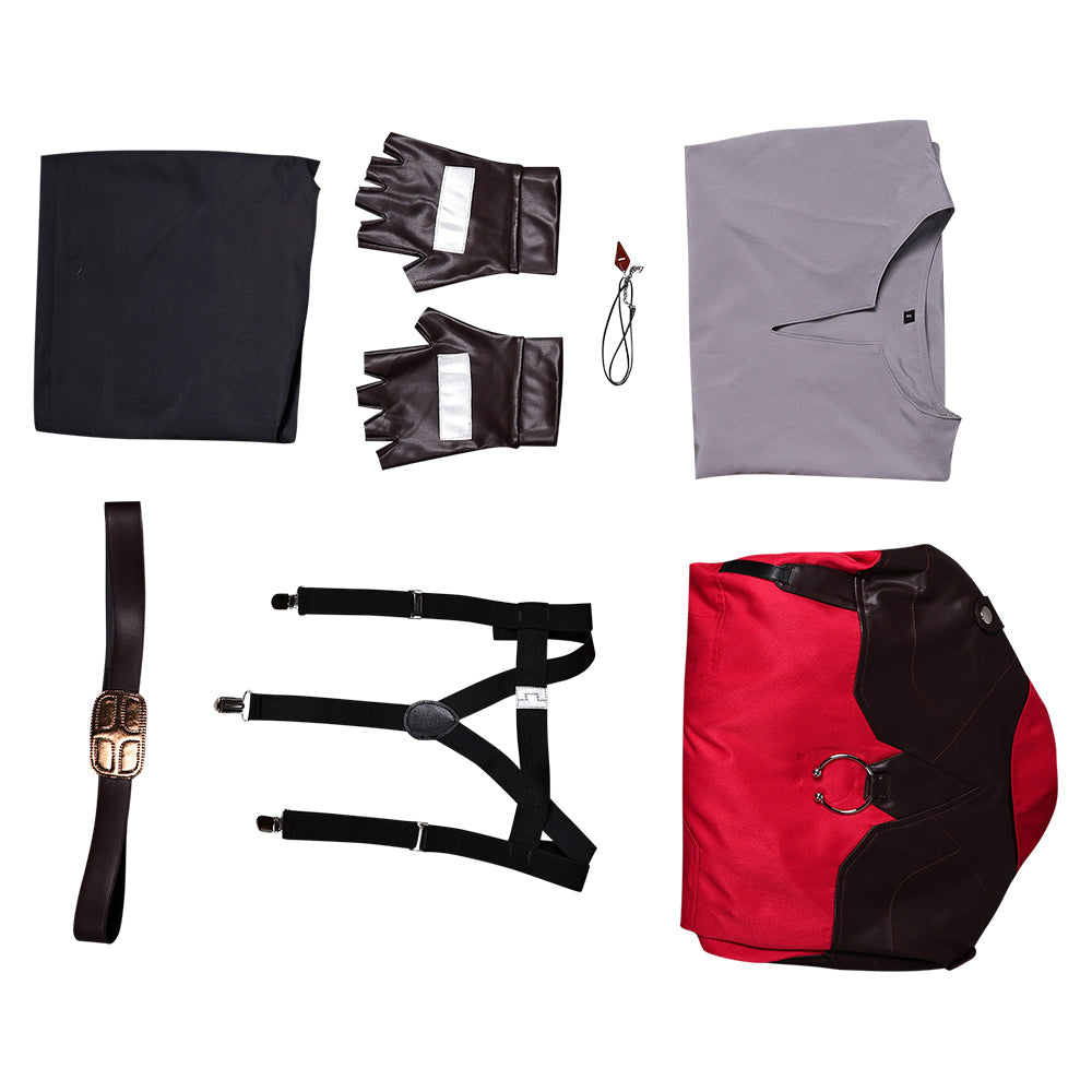 Devil May Cry Dante Red Outfit Cosplay Costume Outfits Halloween Carni ...