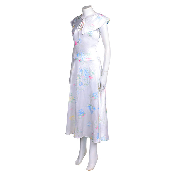 Downton Abbey Lady Mary Crawley Women Dress Cosplay Costume Outfits Ha ...