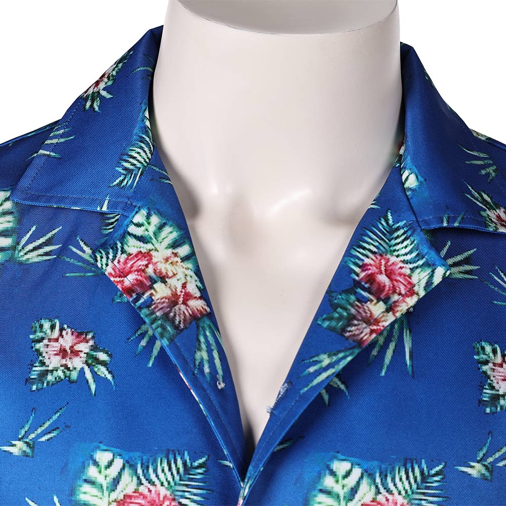 Fight or Flight (2025) Lucas Blue Shirt Cosplay Costume Outfits Hallow ...