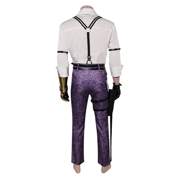 Final Fantasy Vincent Valentine Purple Outfit Cosplay Costume Outfits ...