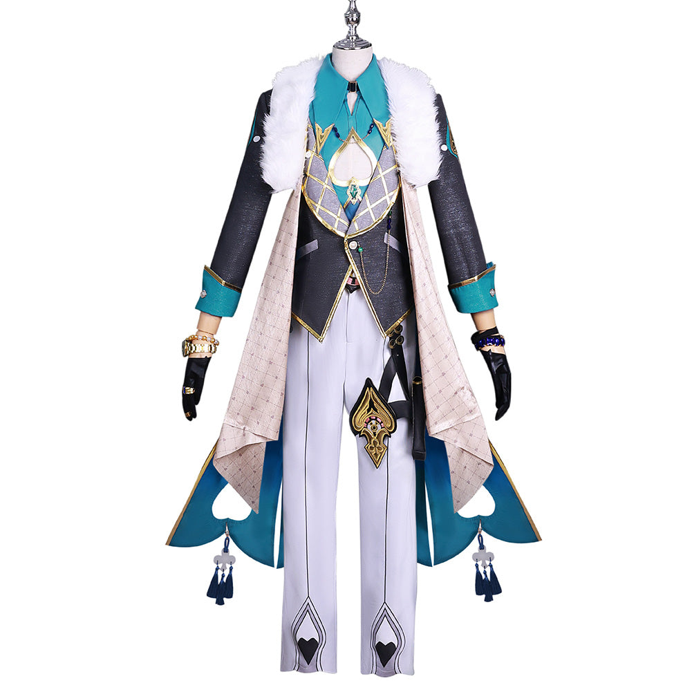 Game Honkai: Star Rail Aventurine Black Outfit Cosplay Costume Outfits ...