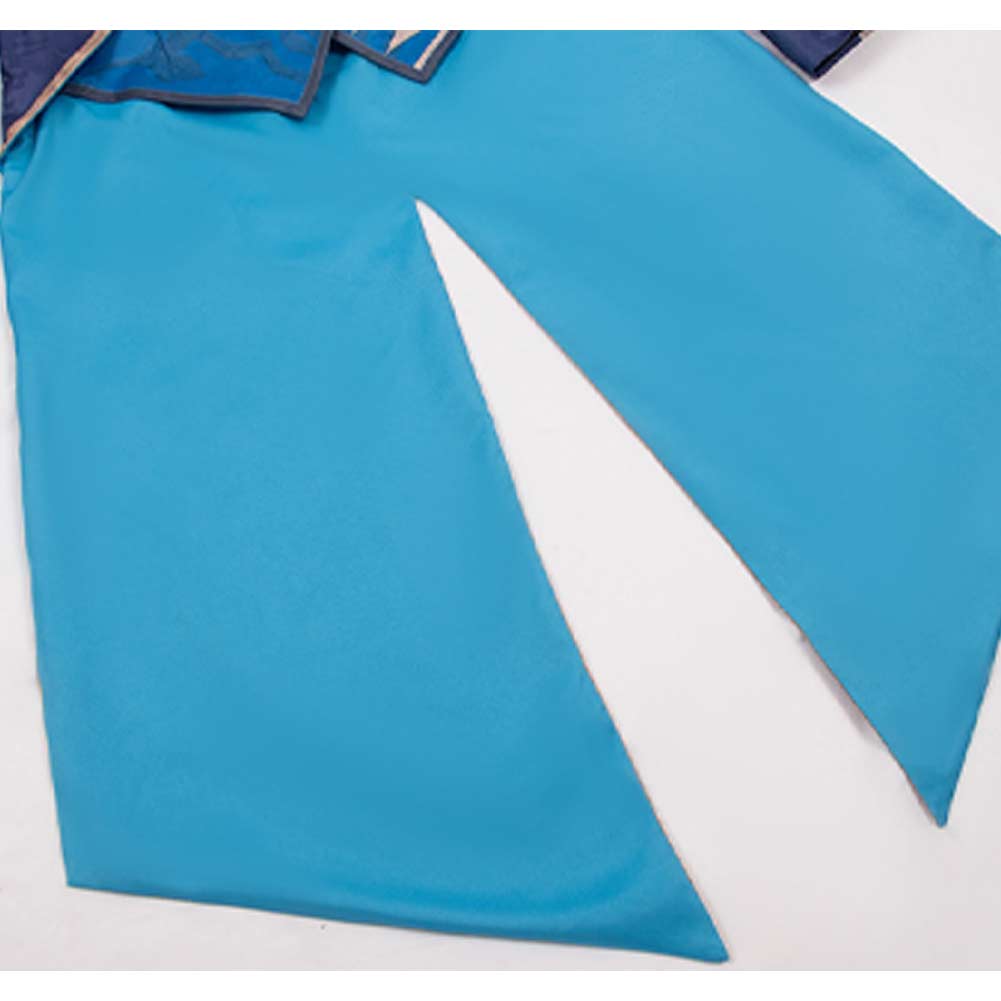 Game Honkai: Star Rail Mikhail Char Legwork Blue Outfit Cosplay Costum ...