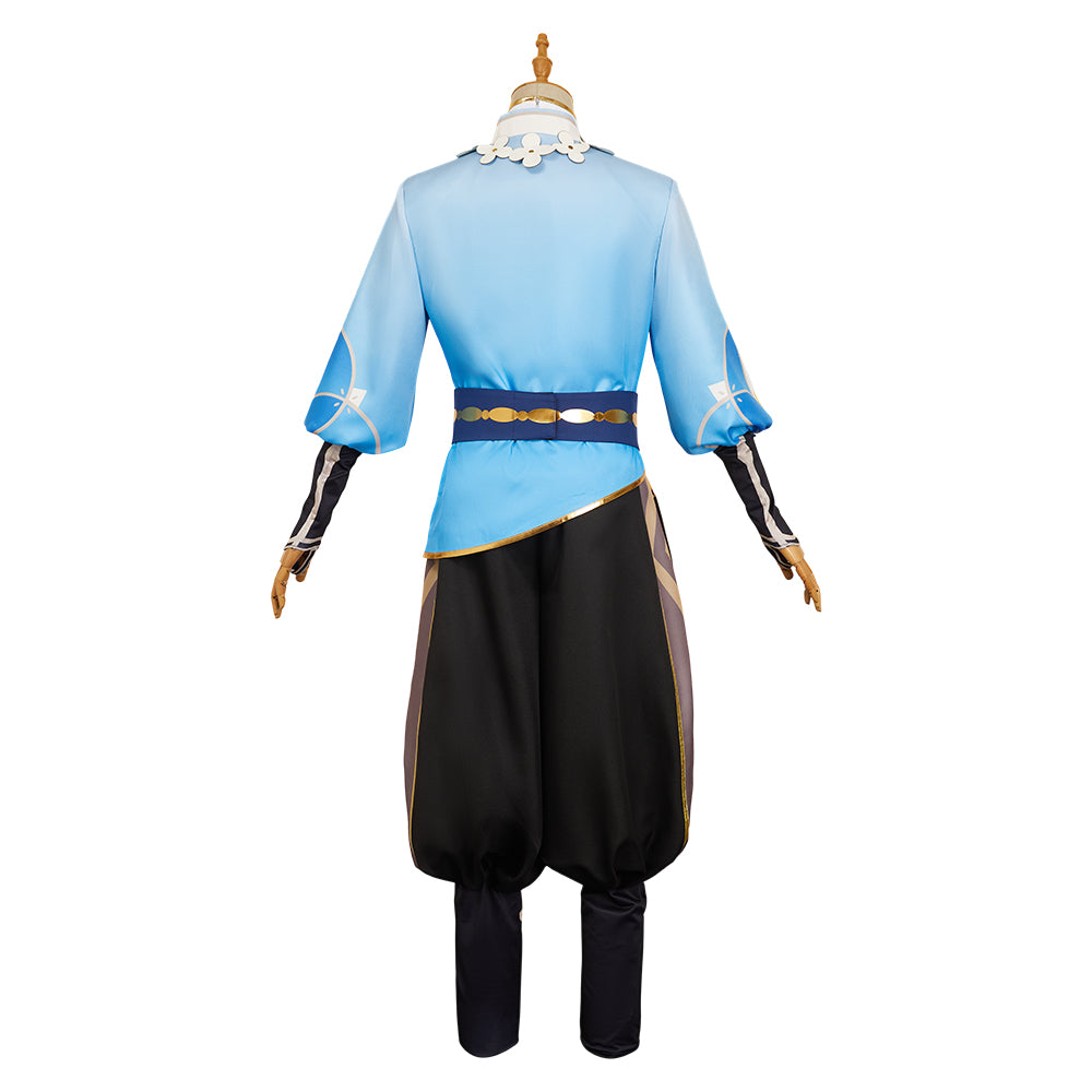 Genshin Impact Aether Blue Outfit Cosplay Costume Outfits Halloween Ca ...