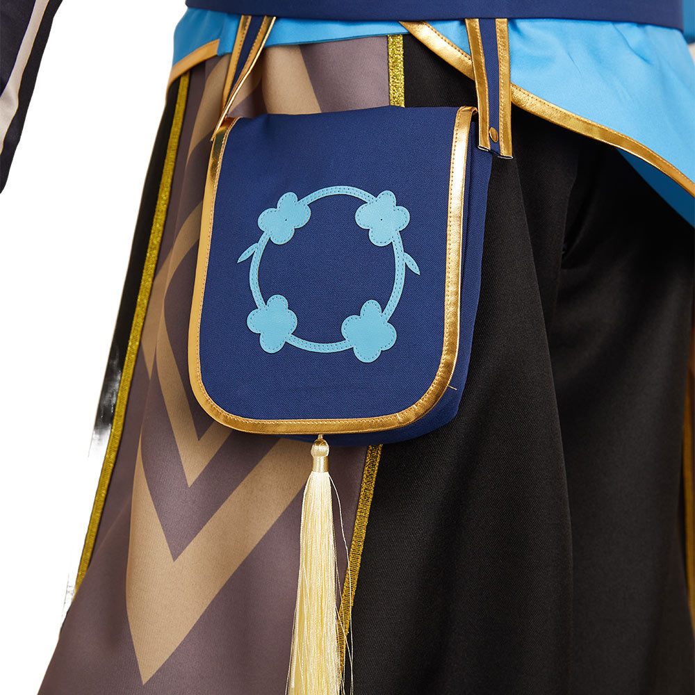 Genshin Impact Aether Blue Outfit Cosplay Costume Outfits Halloween Ca ...