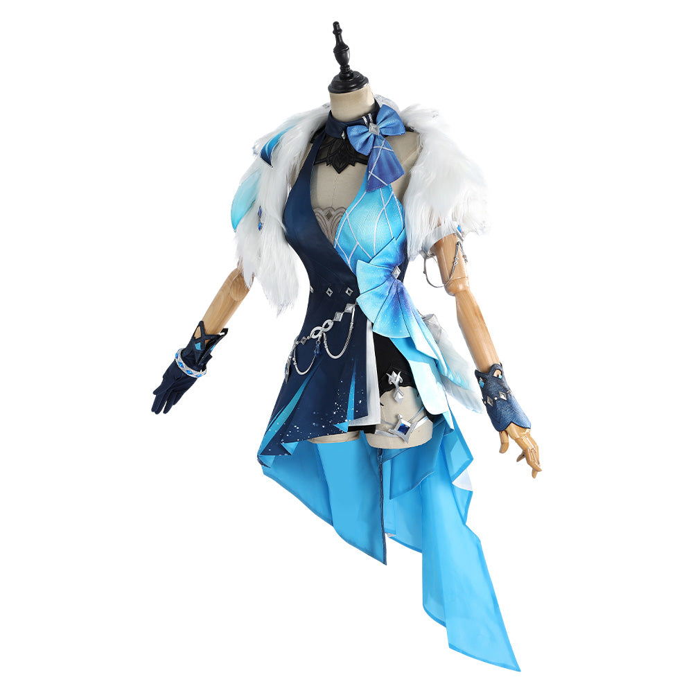 Genshin Impact Yelan Women Cosplay Costume Outfits Halloween Carnival ...