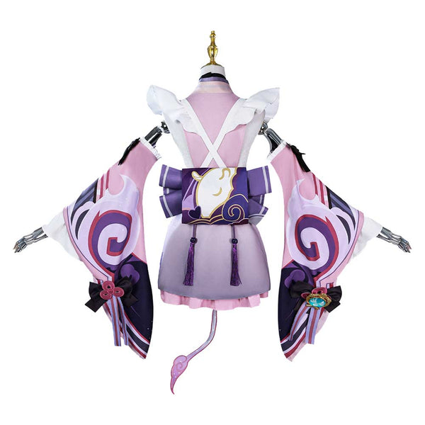 Genshin Impact Yumemizuki Mizuki Purple Outift Cosplay Costume Outfits ...
