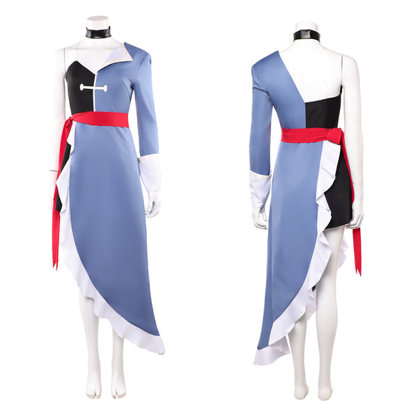 Hazbin Hotel Season 2 Vaggie Grey Dress Outfit Cosplay Costume Outfits ...