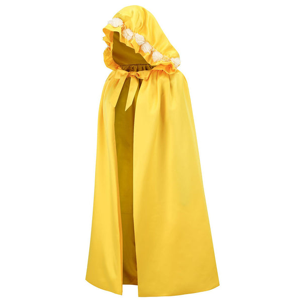 Movie Belle Kids Children Yellow Cloak Cosplay Costume Outfits Hallowe ...