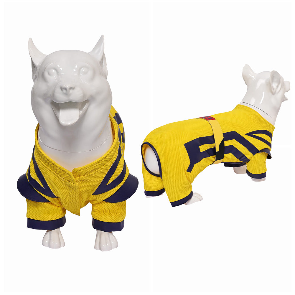 Movie Deadpool & Wolverine 2024 Dog Pool Pet Costume Yellow Dog Clothe ...