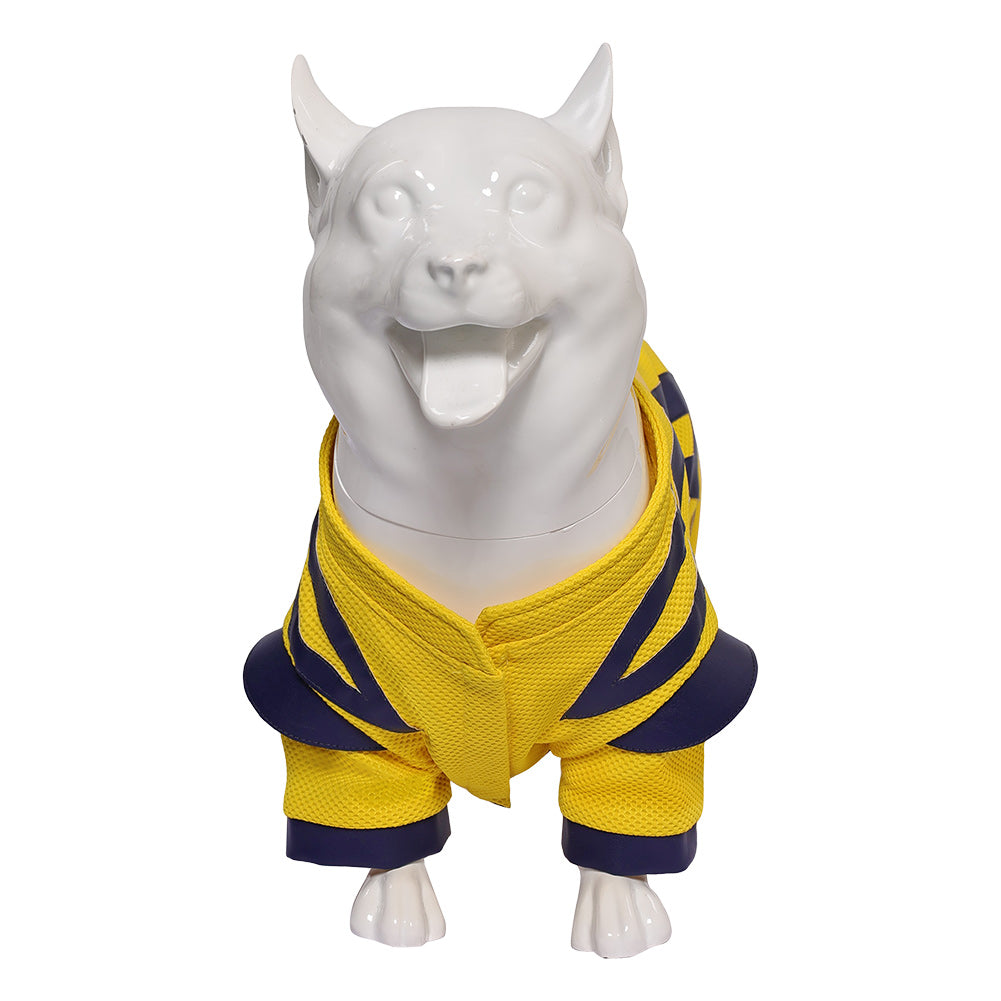 Movie Deadpool & Wolverine 2024 Dog Pool Pet Costume Yellow Dog Clothe ...