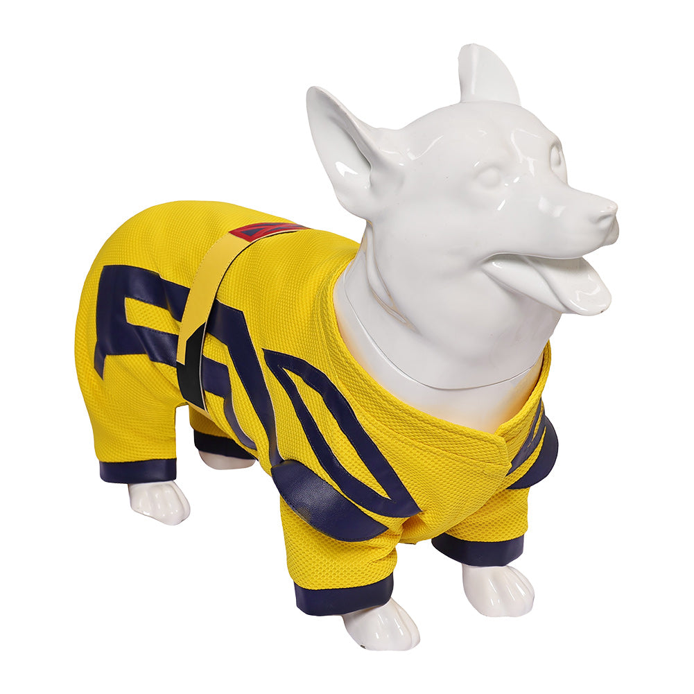 Movie Deadpool & Wolverine 2024 Dog Pool Pet Costume Yellow Dog Clothe ...