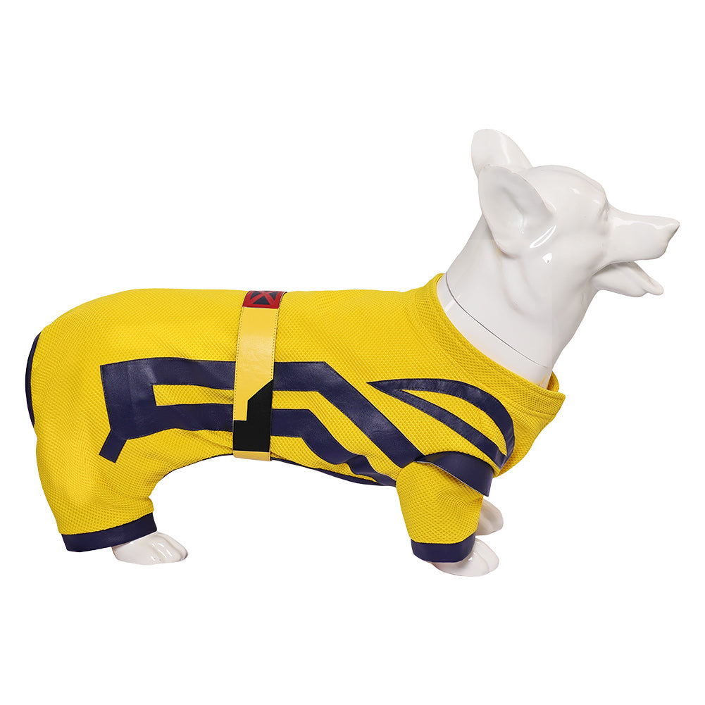 Movie Deadpool & Wolverine 2024 Dog Pool Pet Costume Yellow Dog Clothe ...