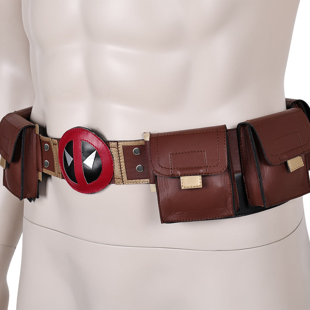 Movie Deadpool & Wolverine 2024 Wade Wilson Cosplay Belt Waistband Hal ...