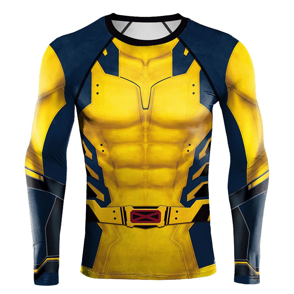 Movie Deadpool & Wolverine 2024 Wolverine James Logan Howlett Yellow T ...