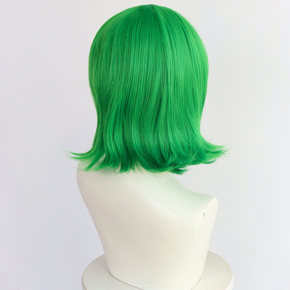 Movie Inside Out 2024 Disgust Cosplay Wig Heat Resistant Synthetic Hai ...