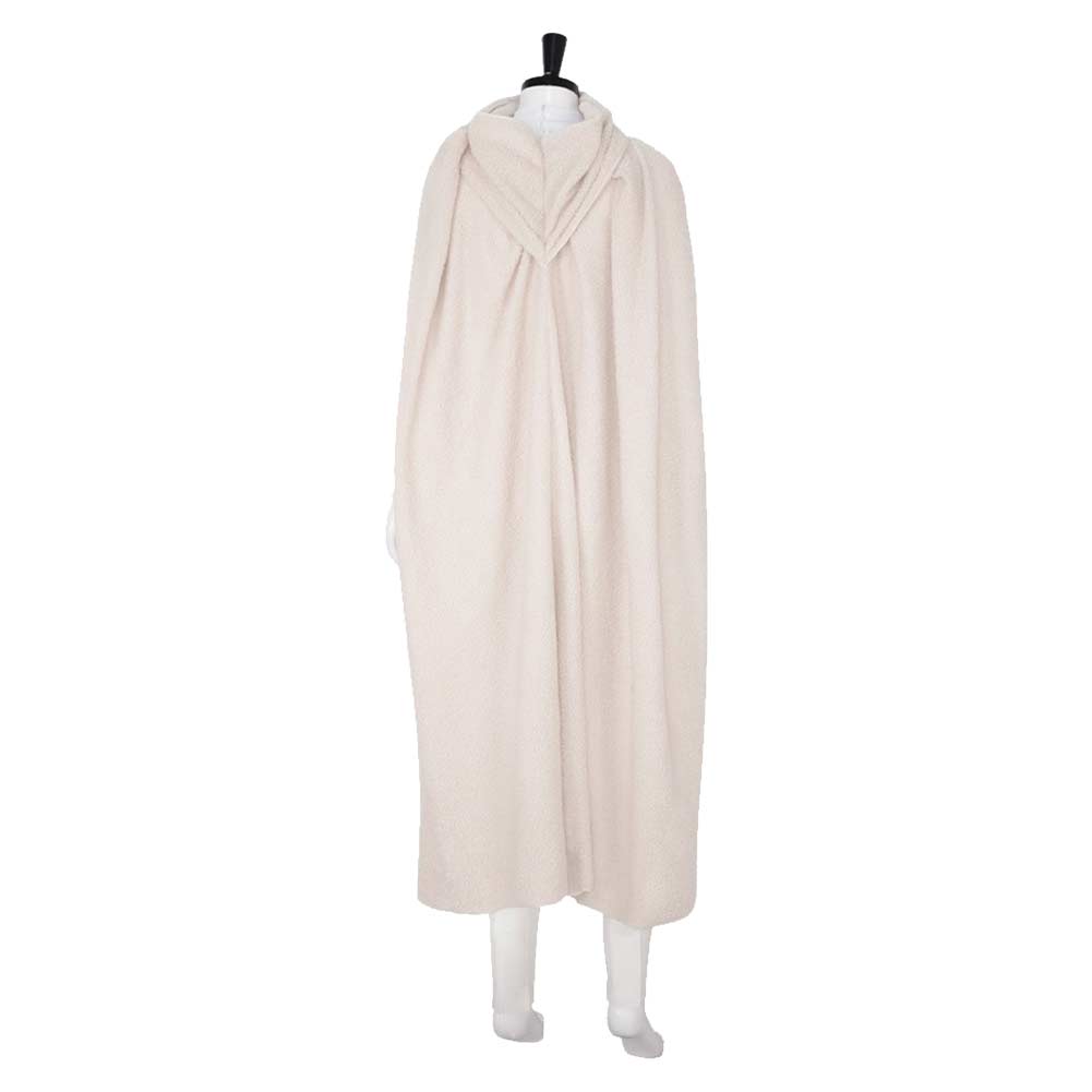 Movie Padme Amidala Women White Outfit With Cloak Cosplay Costume Outf ...