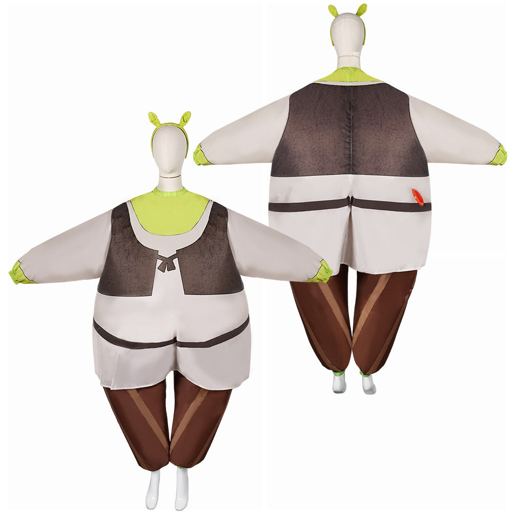 Movie Shrek Shrek Inflatable Full Body Suit Cosplay Costume Outfits Ha ...