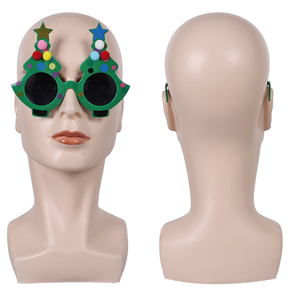 Movie Terrifier 3 (2024) Art the Clown Christmas Tree Glasses Hallowee ...