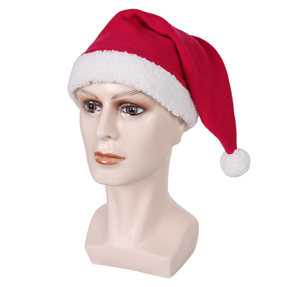 Movie Terrifier 3 (2024) Art the Clown Santa Hat Halloween Carnival Co ...