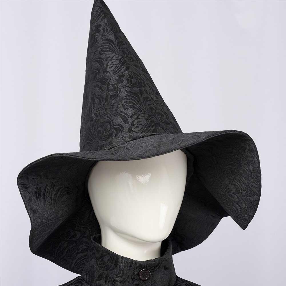 Movie Wicked 2024 Elphaba Thropp Women Black Dress Cosplay Costume Out ...