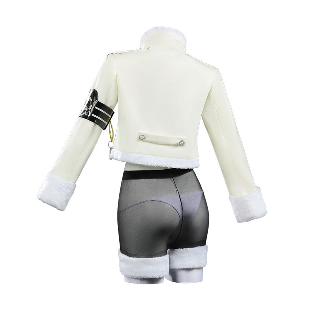 Nikke Goddess of Victory Blanc Women White Uniform Cosplay Costume Out ...