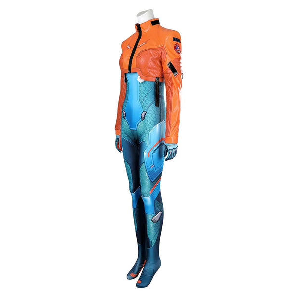 Overwatch 2 Juno Women Blue Outfit Cosplay Costume Outfits Halloween C ...