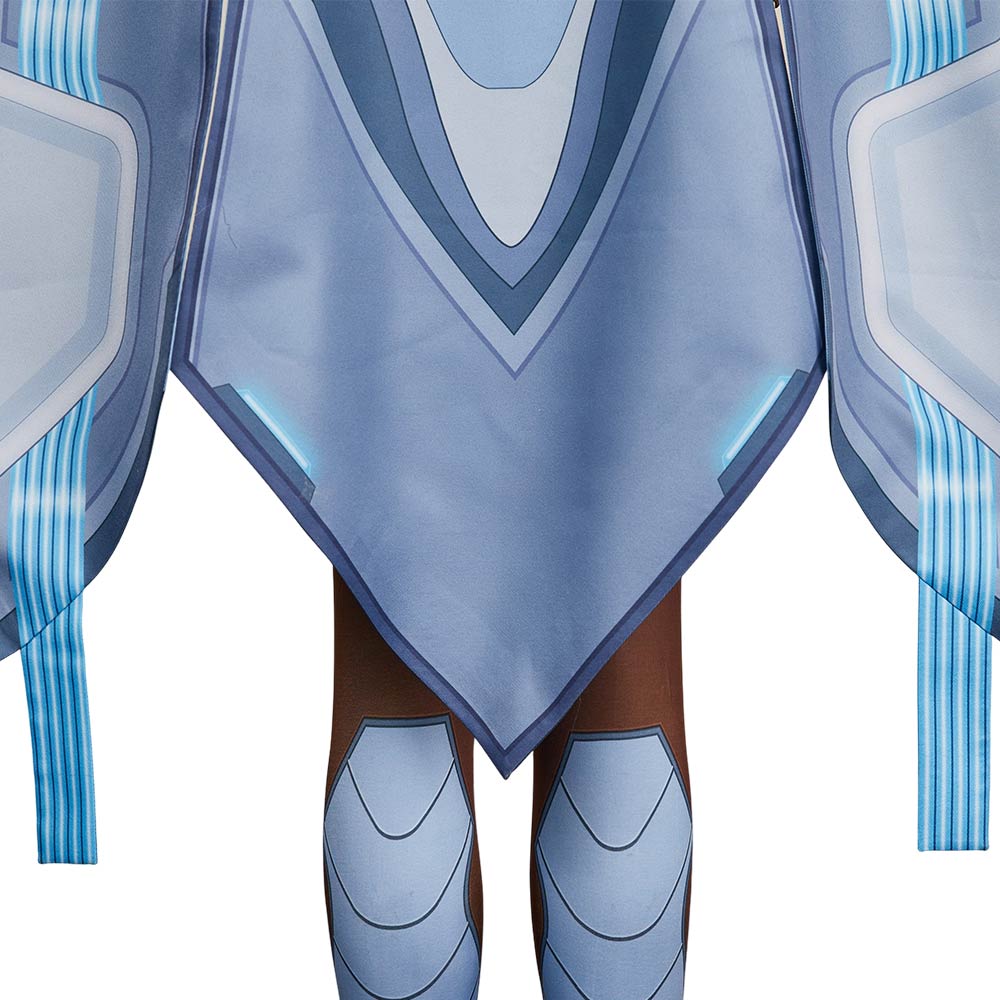 Overwatch Freja Women Blue Outfit Cosplay Costume Outfits Halloween Ca ...