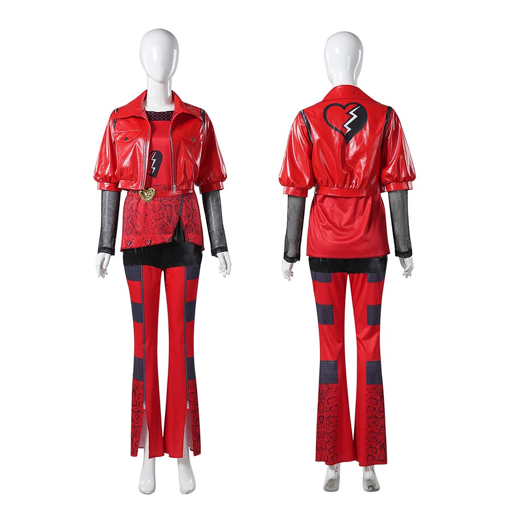 Red Women Red Outfit Cosplay Costume Outfits Halloween Carnival Suit ...