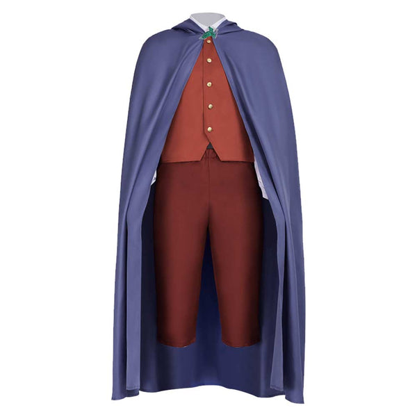 The Lord Of The Rings Frodo Baggins Red Outfit Cosplay Costume Outfits