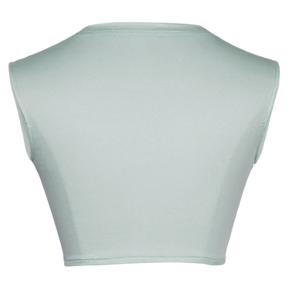 The Substance 2024 Sue Blue Printed Sleeveless Top Cosplay Costume Out ...