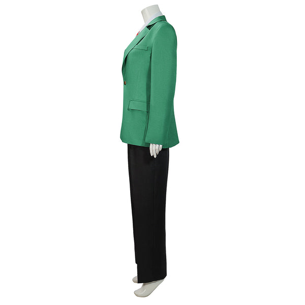 Tomo-chan Is a Girl! Junichiro Kubota Green Outfit Cosplay Costume Out ...