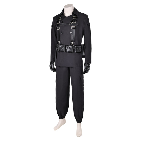 TV Fallout Maximus Black Top Pants Set Cosplay Costume Outfits Hallowe ...