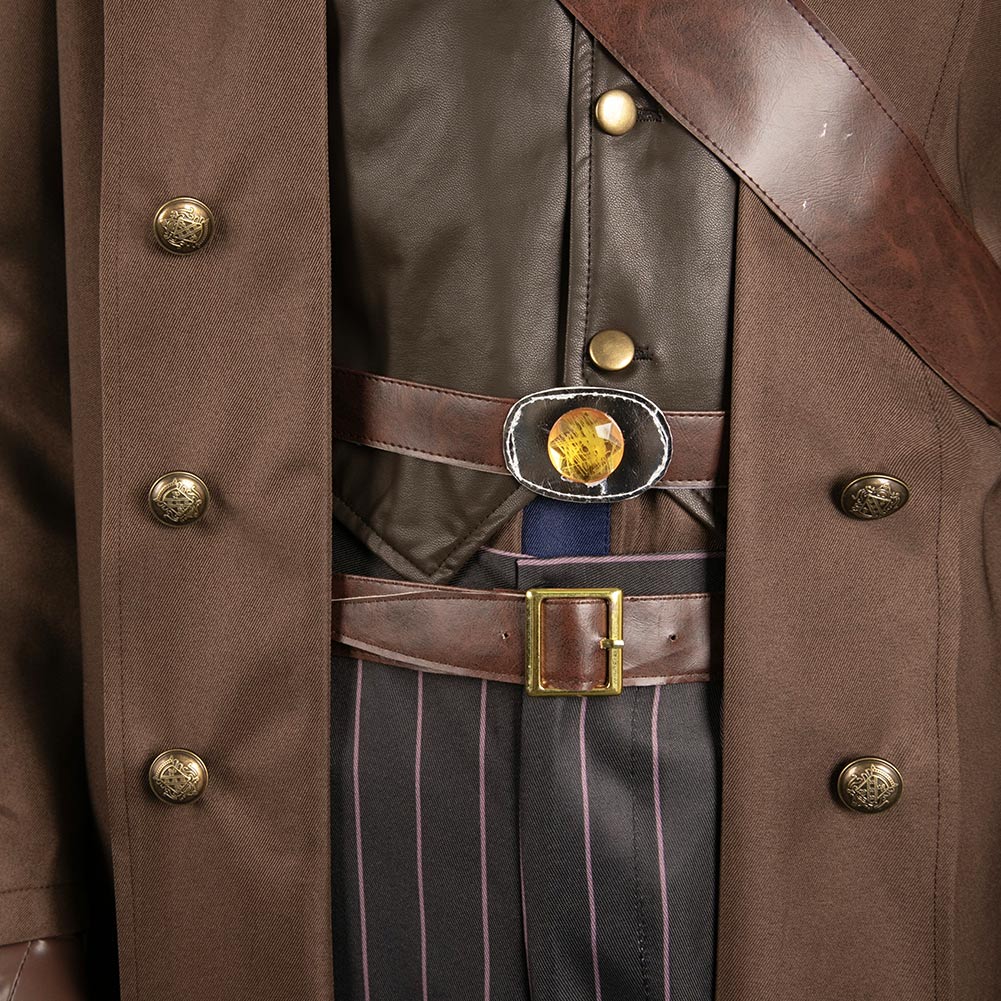 TV Fallout The Ghoul Cooper Howard Brown Outfit Cosplay Costume Outfit ...