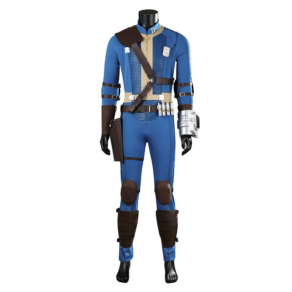 TV Fallout Vault 33 Dweller Blue Jumpsuit Full Set Cosplay Costume Out ...